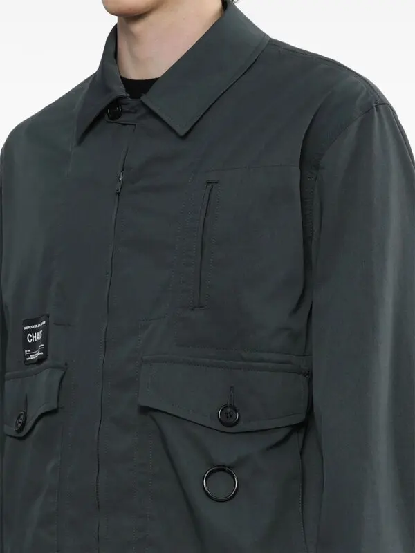 Undercover Logo-patch Twill Shirt Jacket