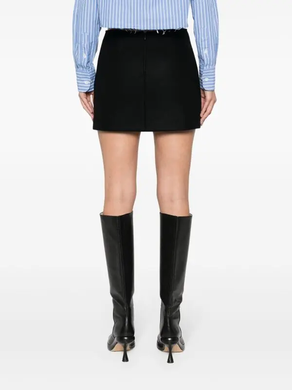 MODES Felted Wool Mini Skirt