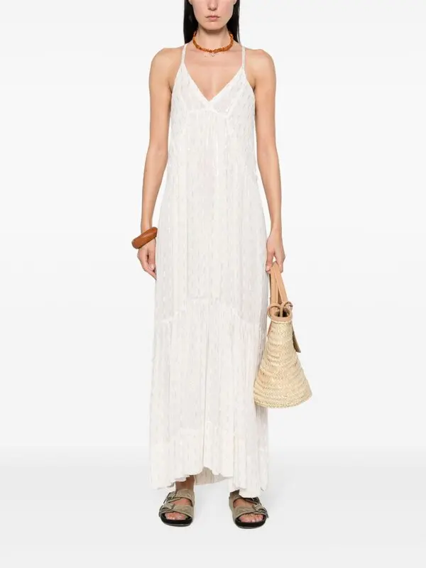 TWINSET Sequinned Georgette Slip Dress