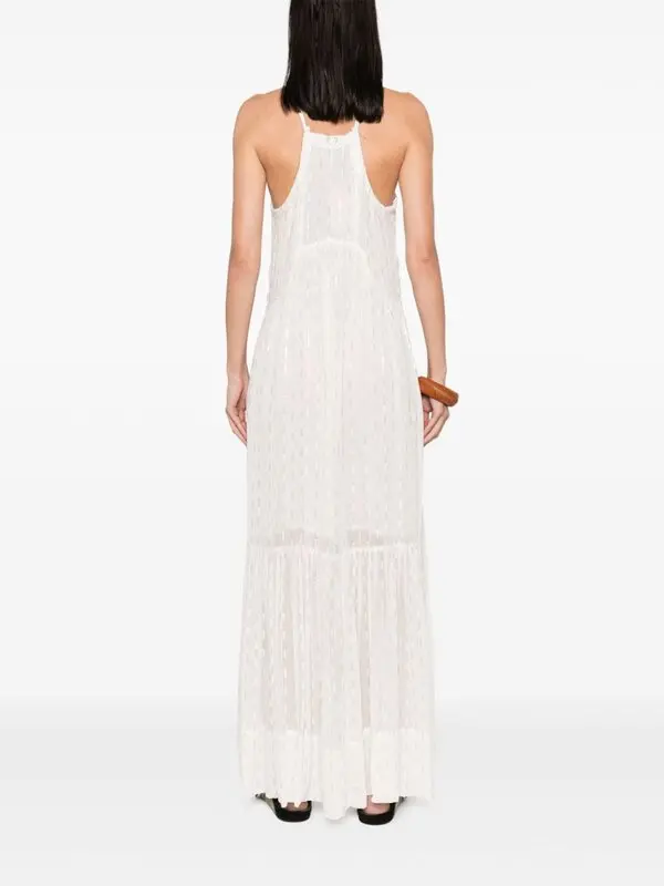 TWINSET Sequinned Georgette Slip Dress