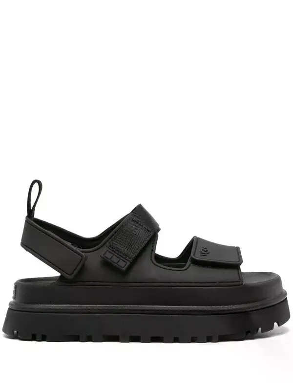 UGG Goldenglow Touch-strap Platform Sandals - Black