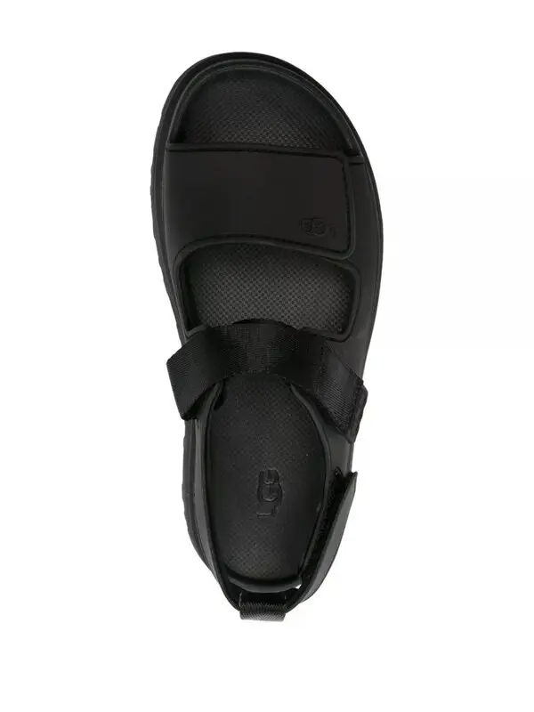 UGG Goldenglow Touch-strap Platform Sandals - Black