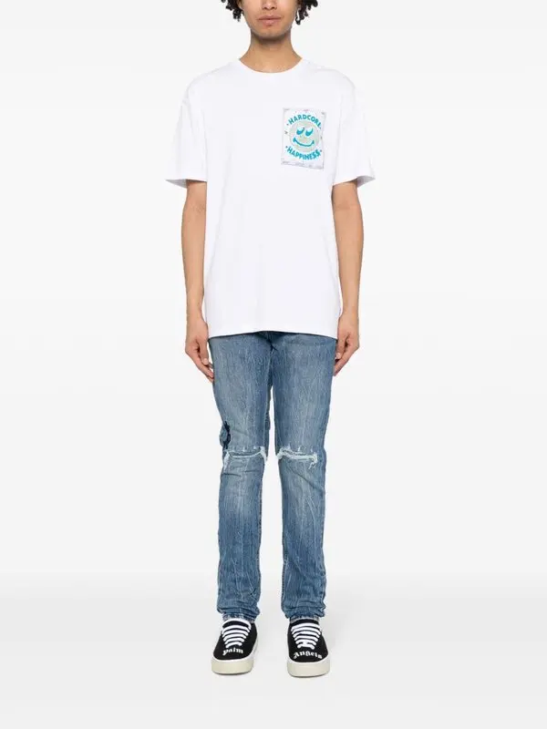 Ksubi Distressed Straight-leg Jeans