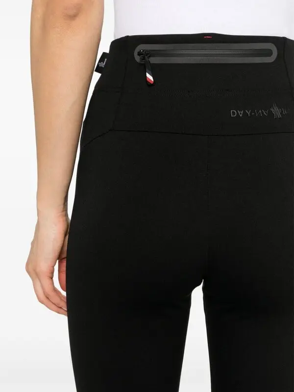 Moncler Rubberised-logo Performance Leggings