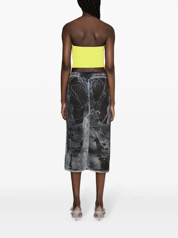 DIESEL® De-pra-fse1 Denim Midi Skirt