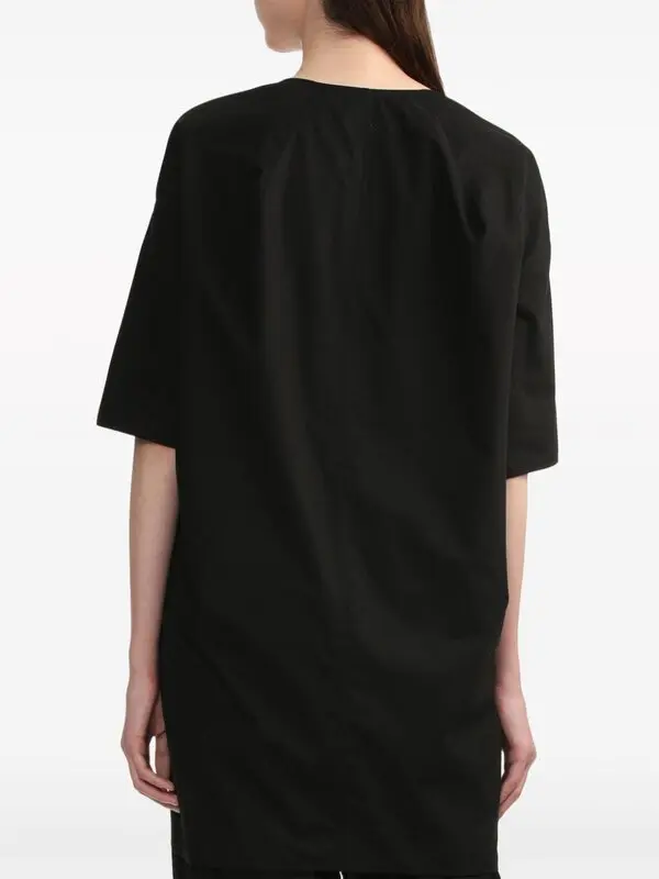 Rick Owens V-neck T-shirt - Black
