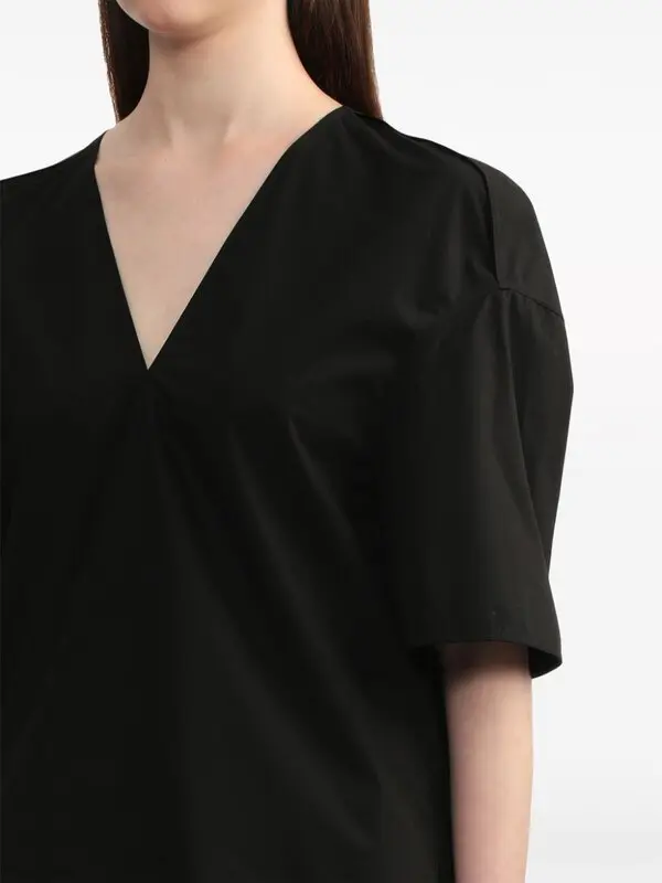 Rick Owens V-neck T-shirt - Black