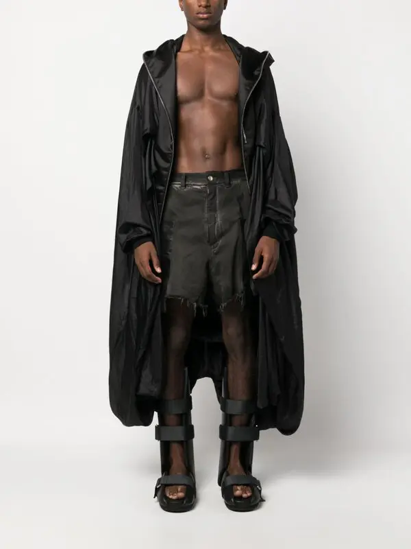 Rick Owens Stefan Panelled Cargo Shorts - Black