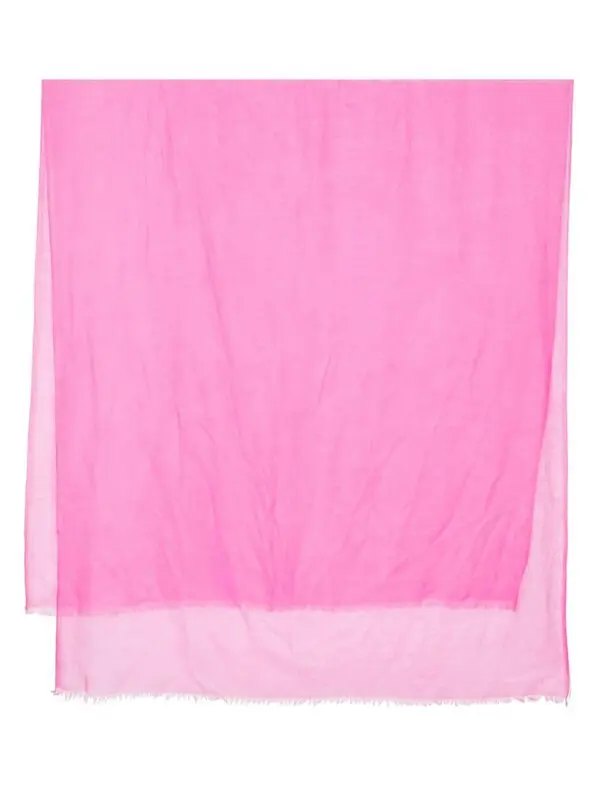 N.peal Frayed Pashmina Shawl - Pink