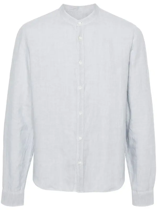 Zadig&Voltaire Stan Officier Linen Shirt - Blue