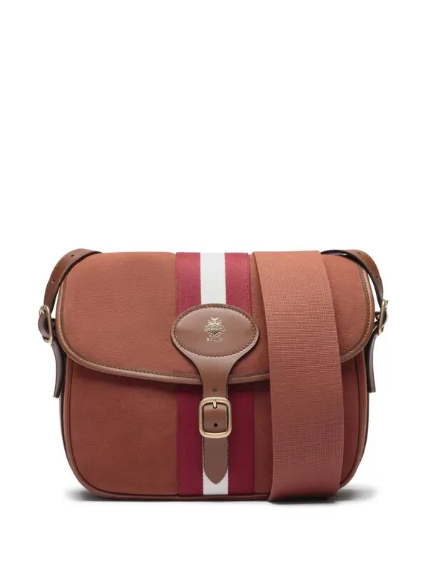 Bally Beckett Canvas Messenger Bag - Brown