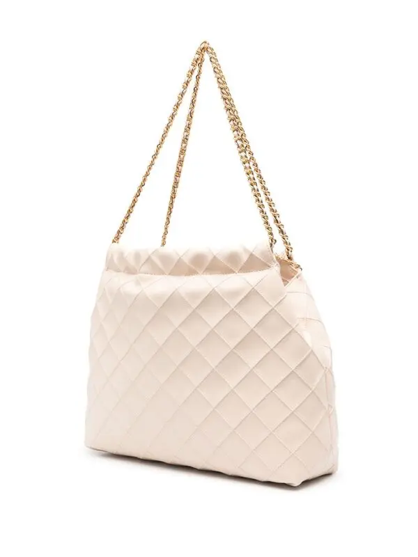 Tory Burch Fleming Soft Drawstring Tote Bag - Neutrals