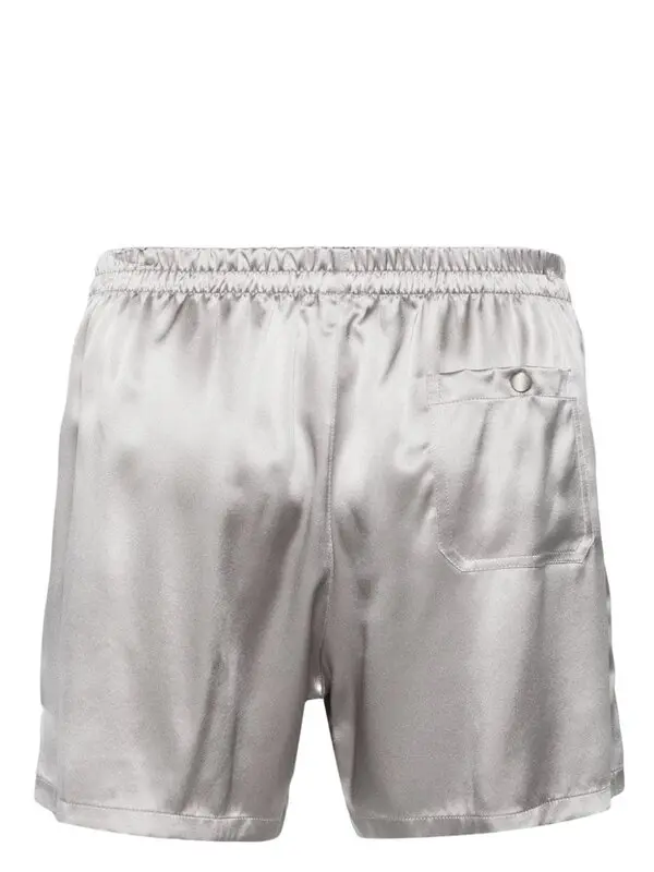 Dolce & Gabbana Silk Shorts - Silver