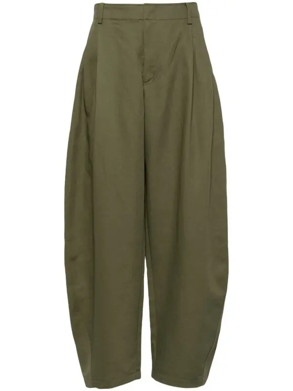 CROQUIS Cotton-blend Tapered Trousers