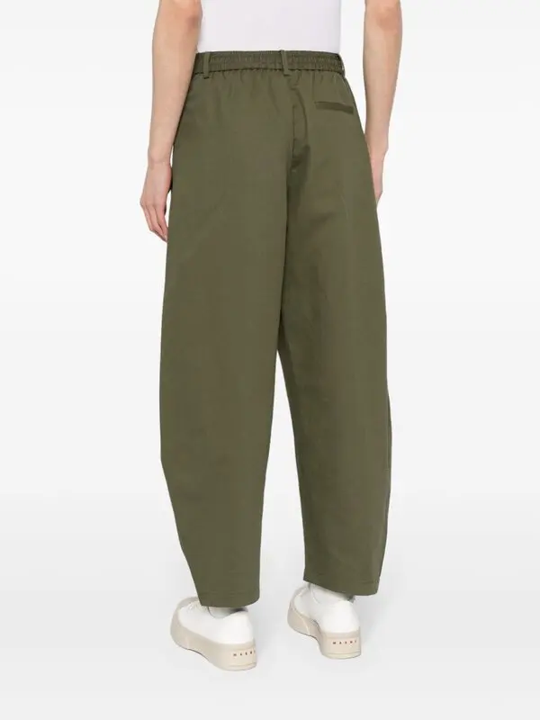 CROQUIS Cotton-blend Tapered Trousers
