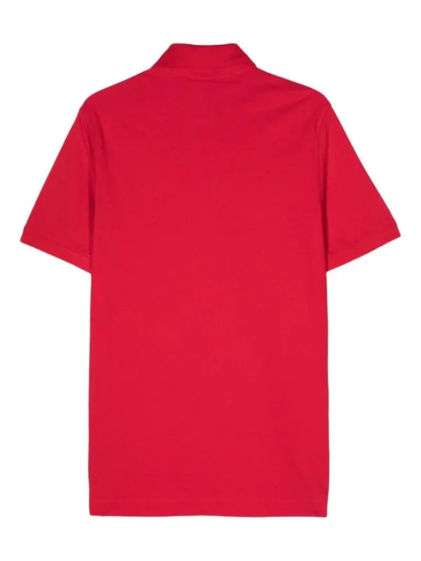 Dolce & Gabbana Logo-plaque Polo Shirt - Red