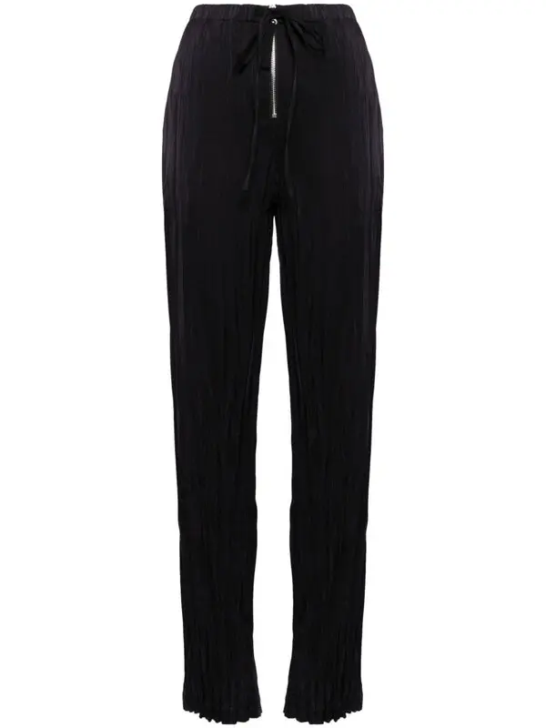 Helmut Lang Crinkled Satin Trousers