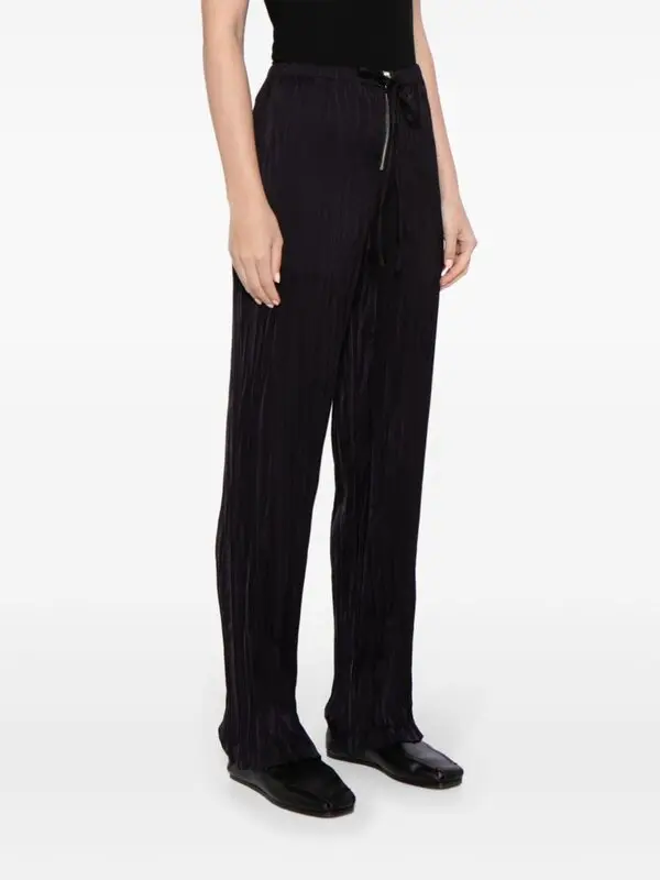 Helmut Lang Crinkled Satin Trousers