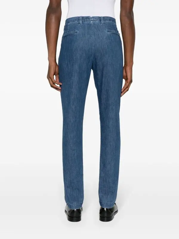 Corneliani Mid-rise Tapered Jeans - Blue