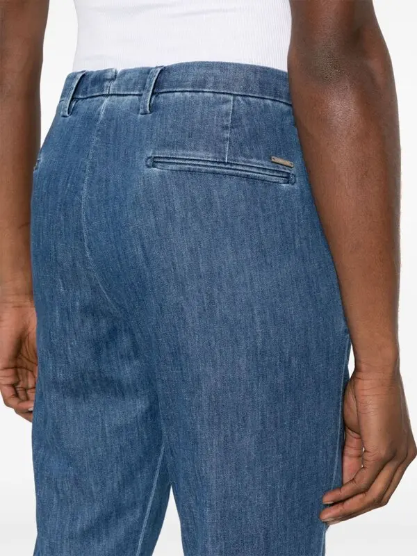 Corneliani Mid-rise Tapered Jeans - Blue