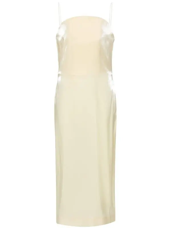 Jacquemus La Robe Carino Midi Dress - Yellow