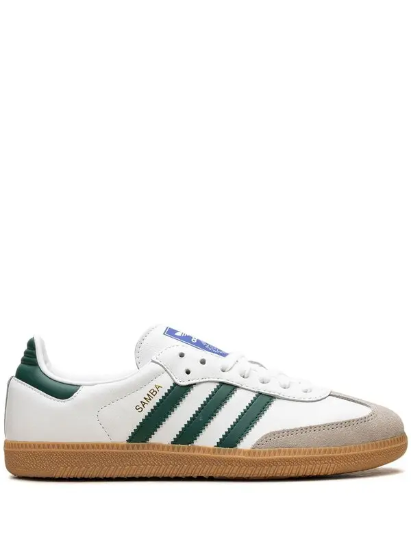 Adidas Samba Collegiate Green Sneakers - White