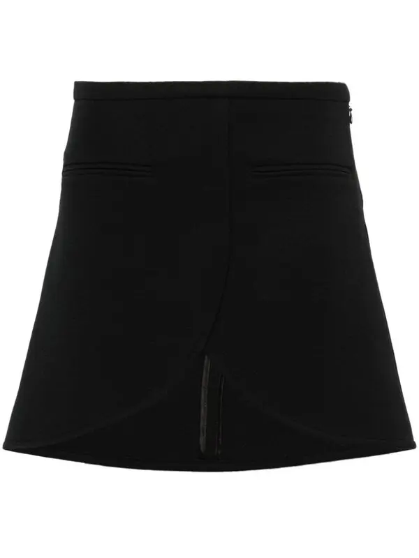 COURREGES Ellipse Mini Skirt - Black