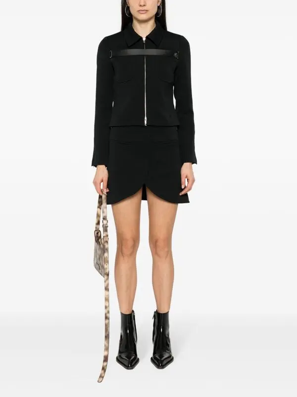 COURREGES Ellipse Mini Skirt - Black