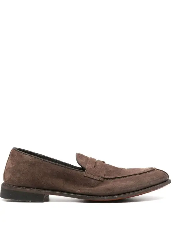 ALBERTO FASCIANI Homer Suede Loafers
