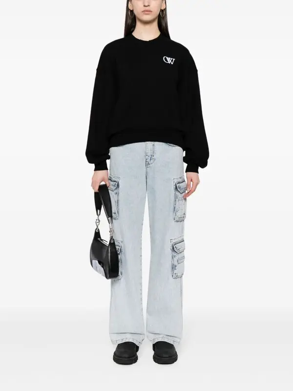 Off-White Initial-appliqué Sweatshirt