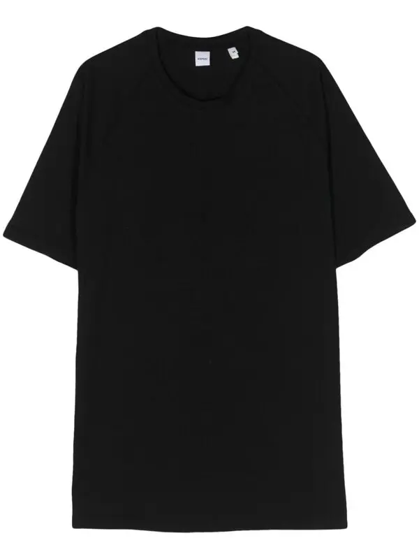 Aspesi Crew-neck Cotton T-shirt - Black