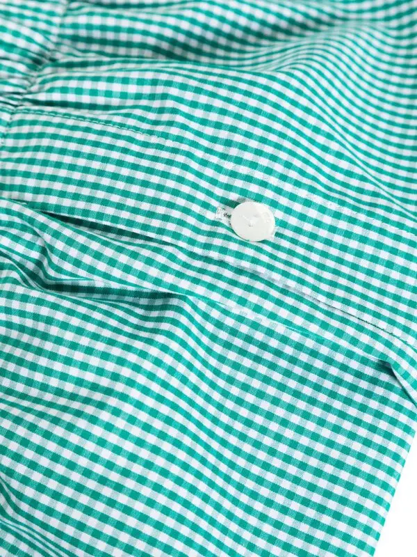 MODES Gingham-check Cotton Boxers - Green