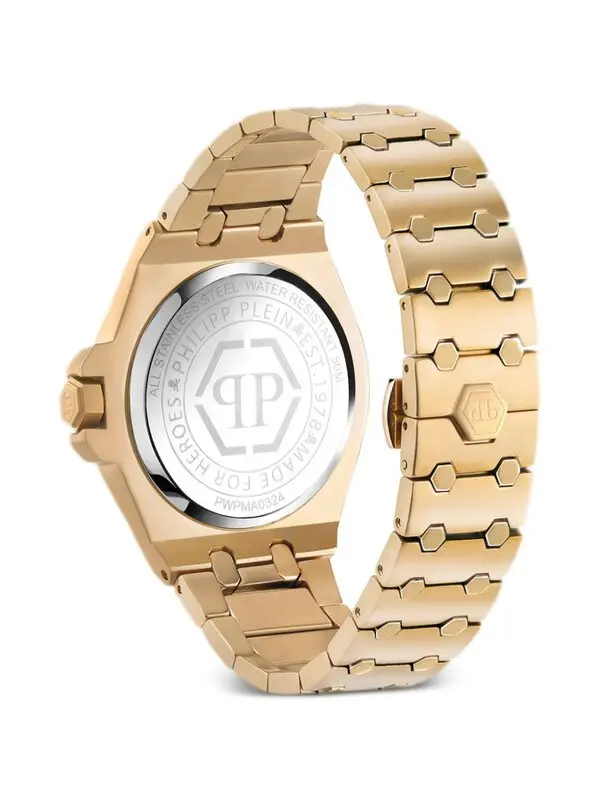 Philipp Plein 43mm Bracelet Watch - Gold