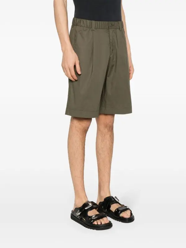 Herno Poplin Chino Shorts - Green