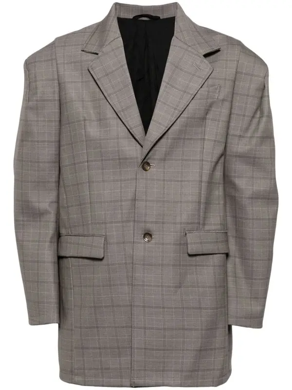 DOUBLET Shoulder-padded Wool Blazer