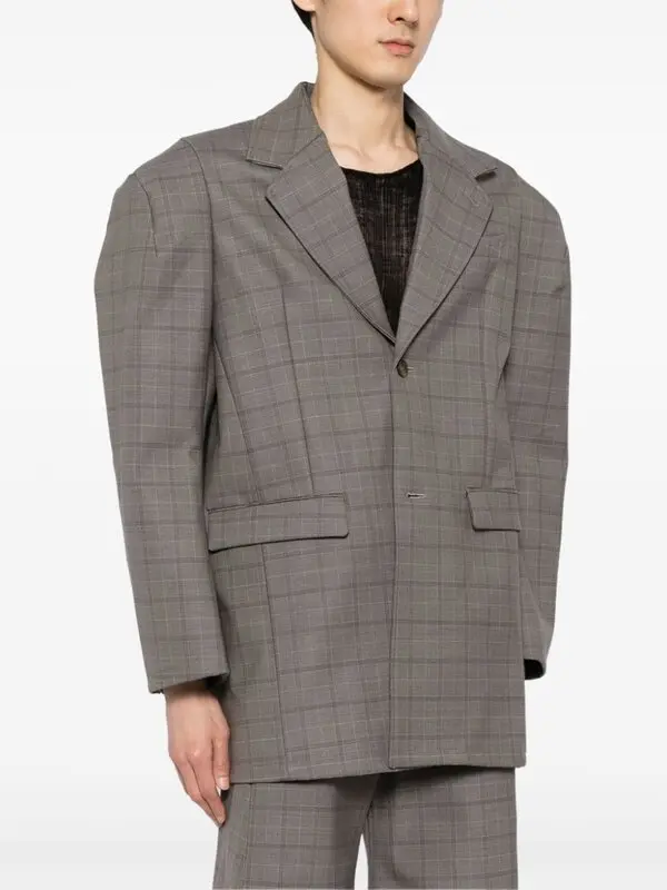 DOUBLET Shoulder-padded Wool Blazer