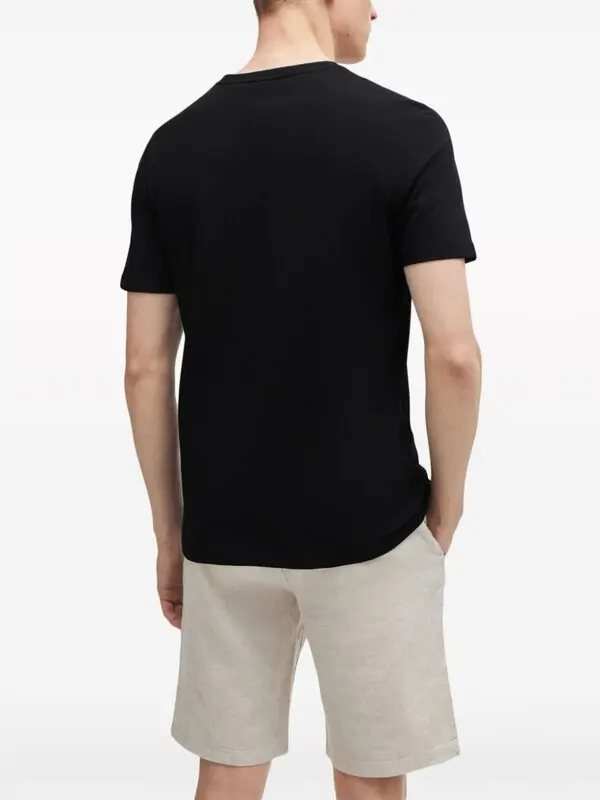 BOSS Logo-embroidered T-shirt