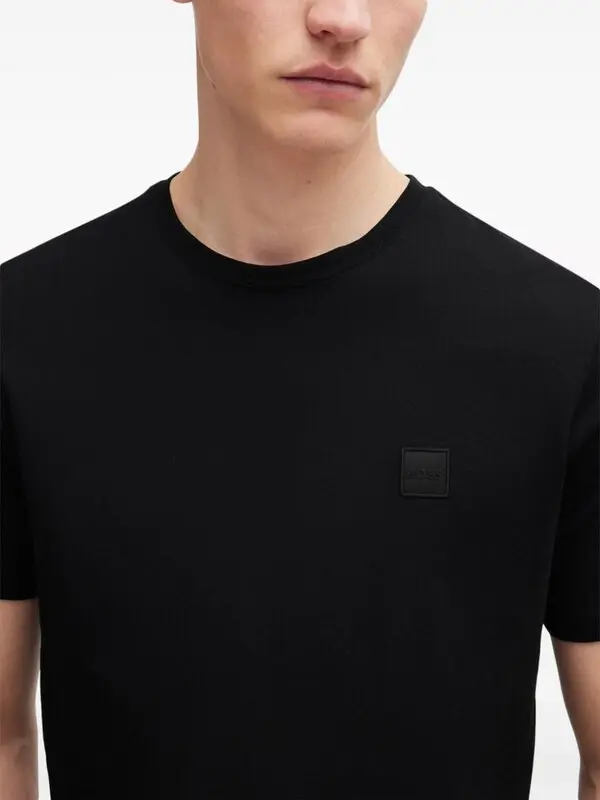 BOSS Logo-embroidered T-shirt