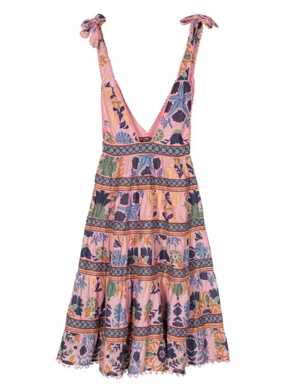 Farm Rio Tapestry-print Cotton Dress