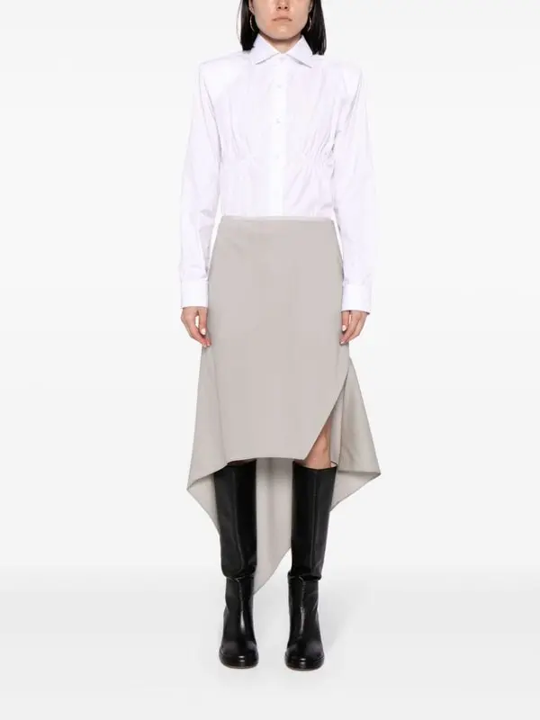Helmut Lang Asymmetric Midi Skirt