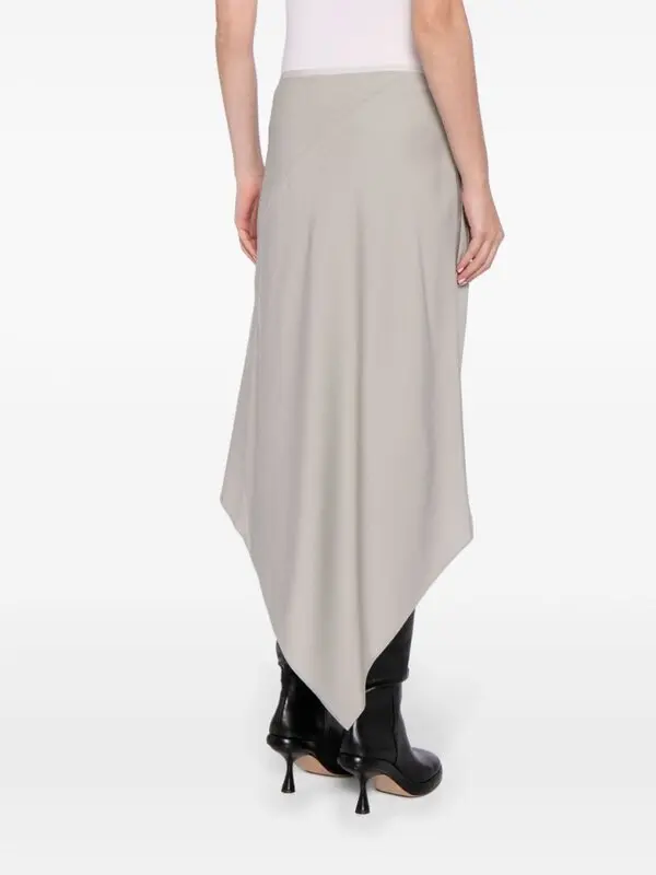 Helmut Lang Asymmetric Midi Skirt