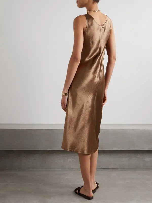 max mara leisure talete satin midi dress Max Mara Leisure Talete satin midi dress Max Mara