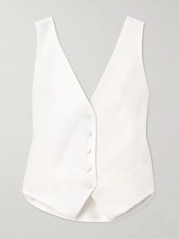 Nina Ricci Open-back Vest - White