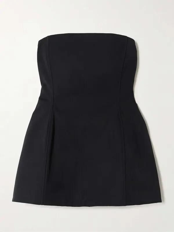 Magda Butrym Grain De Poudre Cotton Bustier Top