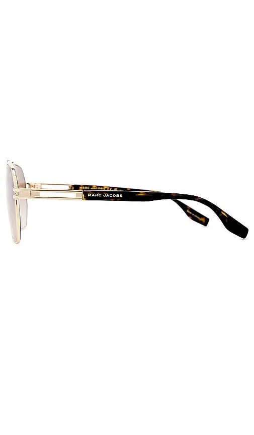 Marc Jacobs Caravan Sunglasses In Gold - 65% Off | Editorialist display picture 1