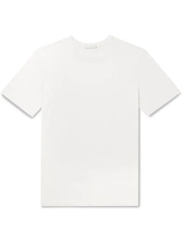 THE ROW Luke Cotton-jersey T-shirt - White