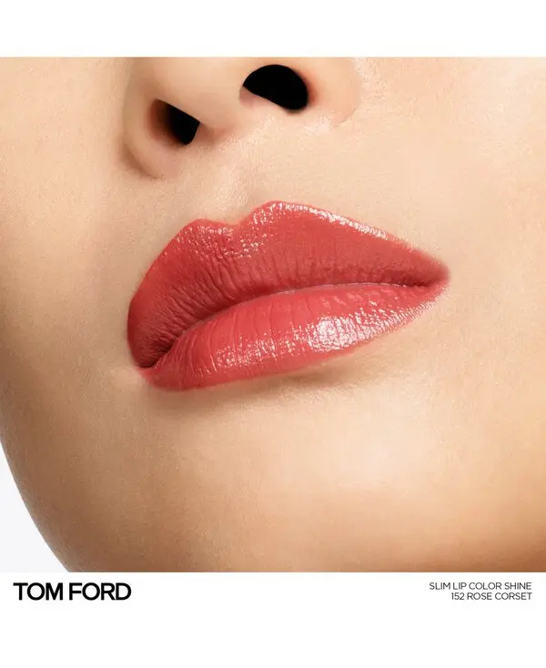 TOM FORD Slim Color Shine Lipstick Open Back - Rose Corset - Rosy Coral