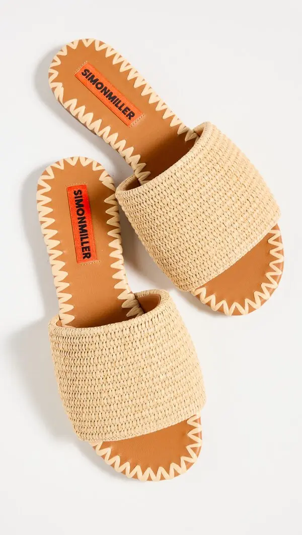 SIMONMILLER Raffia Salerno Sandals