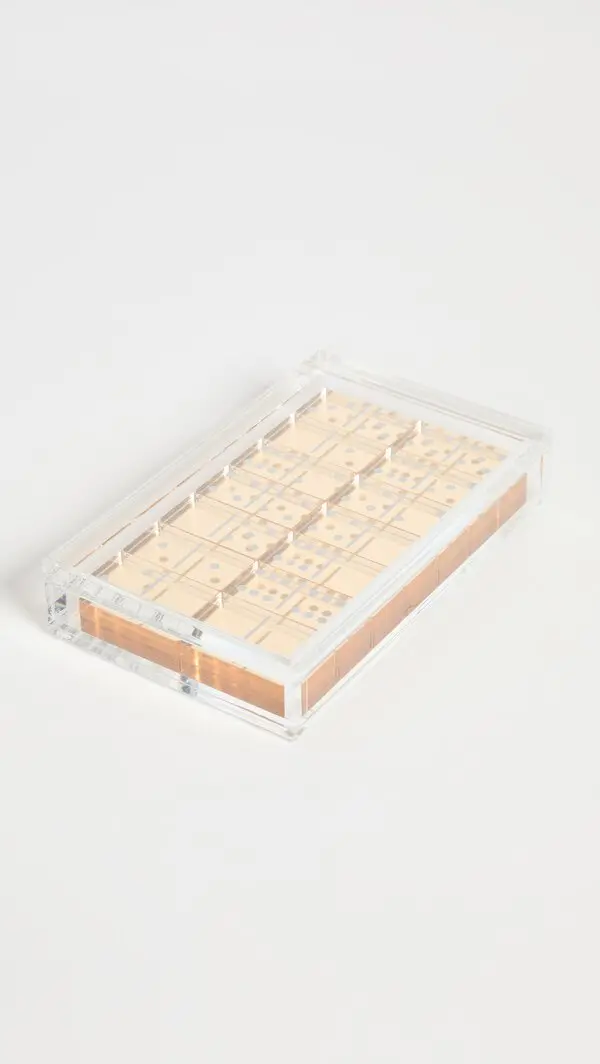 TIZO DESIGN Tizo Gold Domino Set Gold