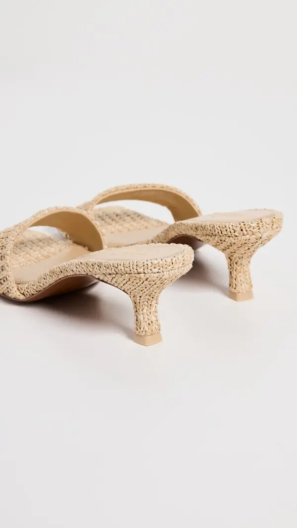 Cult Gaia Ada Raffia Sandals